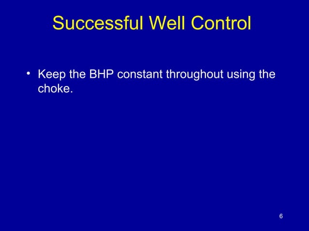 Basic Well Control | PPT