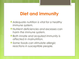 8. nutrition and immunity | PPT