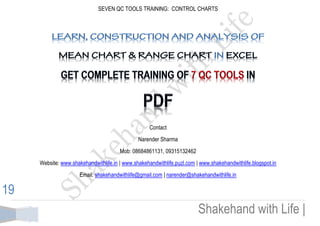 Seven QC Tools Training; Control Charts (Mean Chart and Range Chart) | PDF