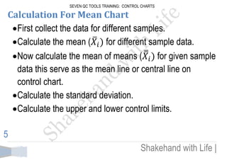 Seven QC Tools Training; Control Charts (Mean Chart and Range Chart) | PDF