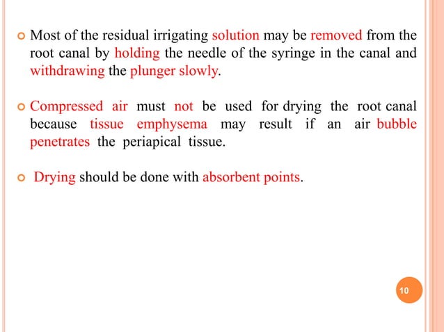 Recent advances in endodontic irrigation devices | PPTX