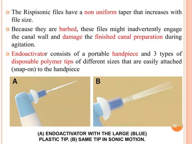 Recent advances in endodontic irrigation devices | PPTX