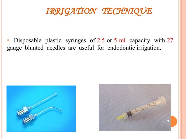 Recent advances in endodontic irrigation devices | PPT