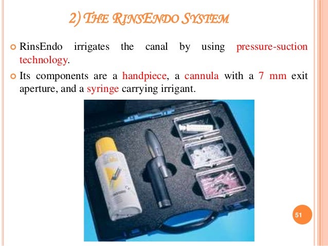 Recent advances in endodontic irrigation devices