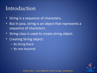 8. String | PPT | Programming Languages | Computing