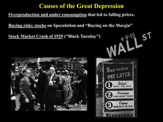 Hogan's History- Great Depression & the New Deal | PPT