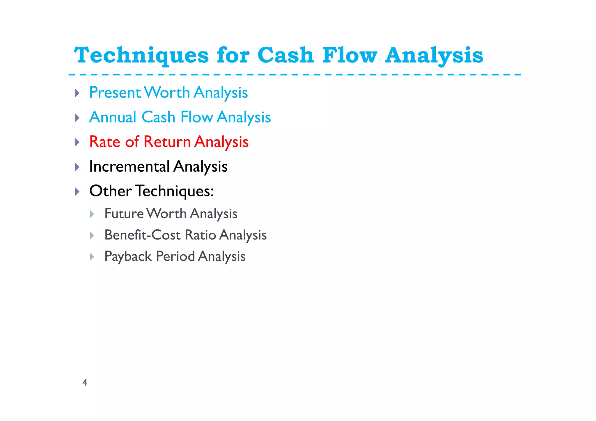 8. Rate of return analysis | PDF