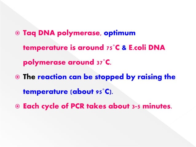 POLYMERASE CHAIN REACTION (PCR) | PPTX