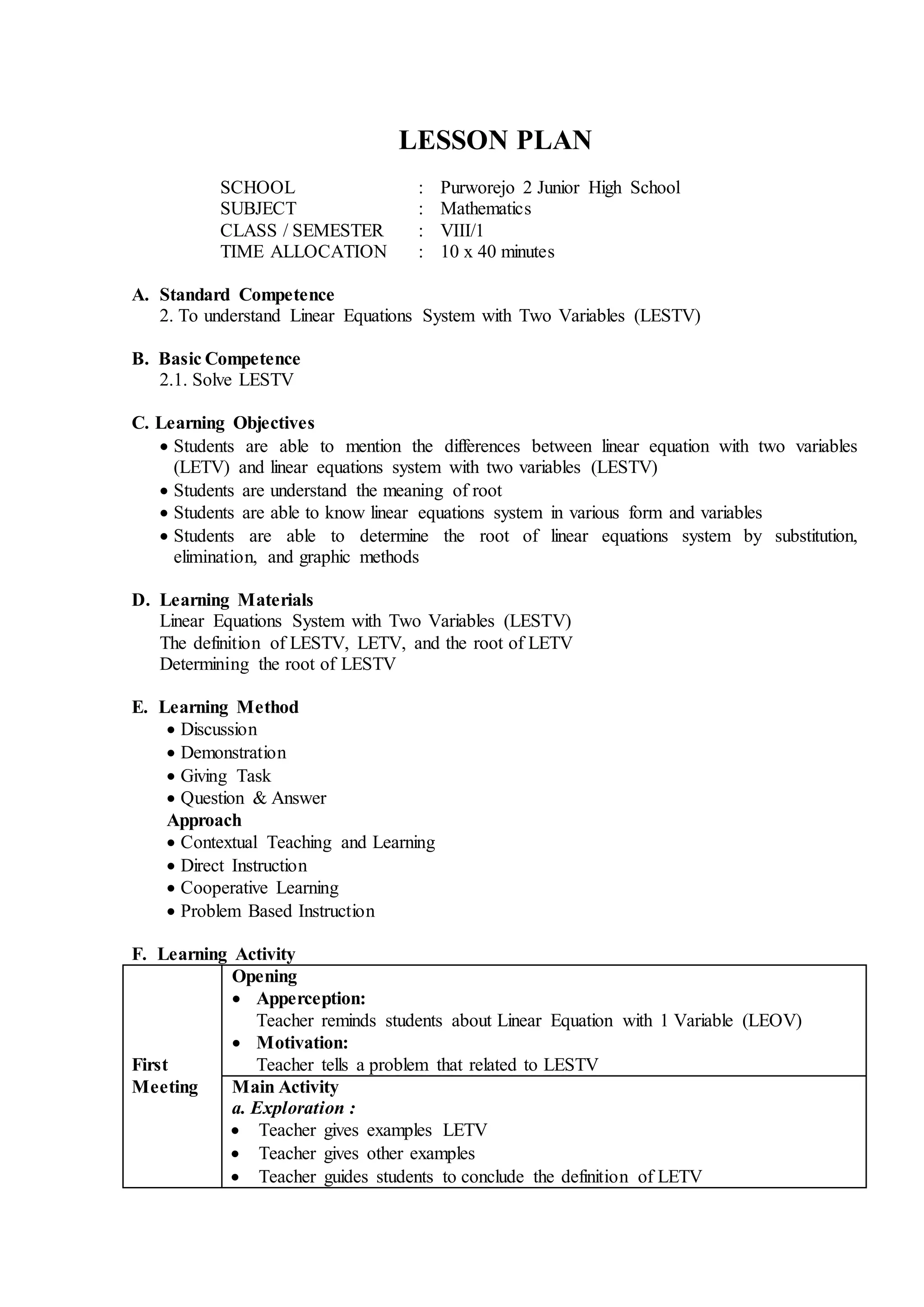 8. lesson plan 2.1 lestv | DOCX