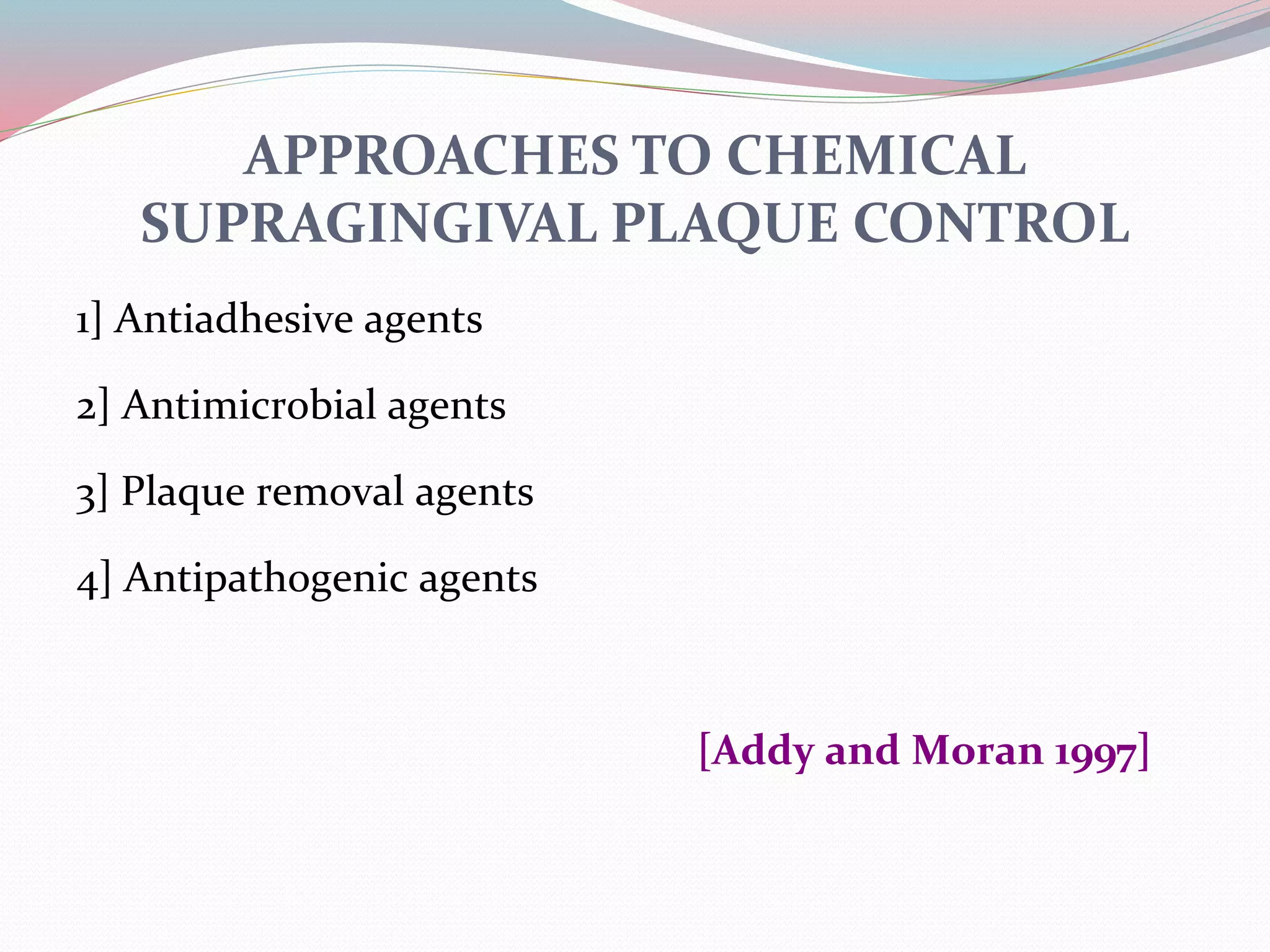 Chemical Plaque Control | PPTX