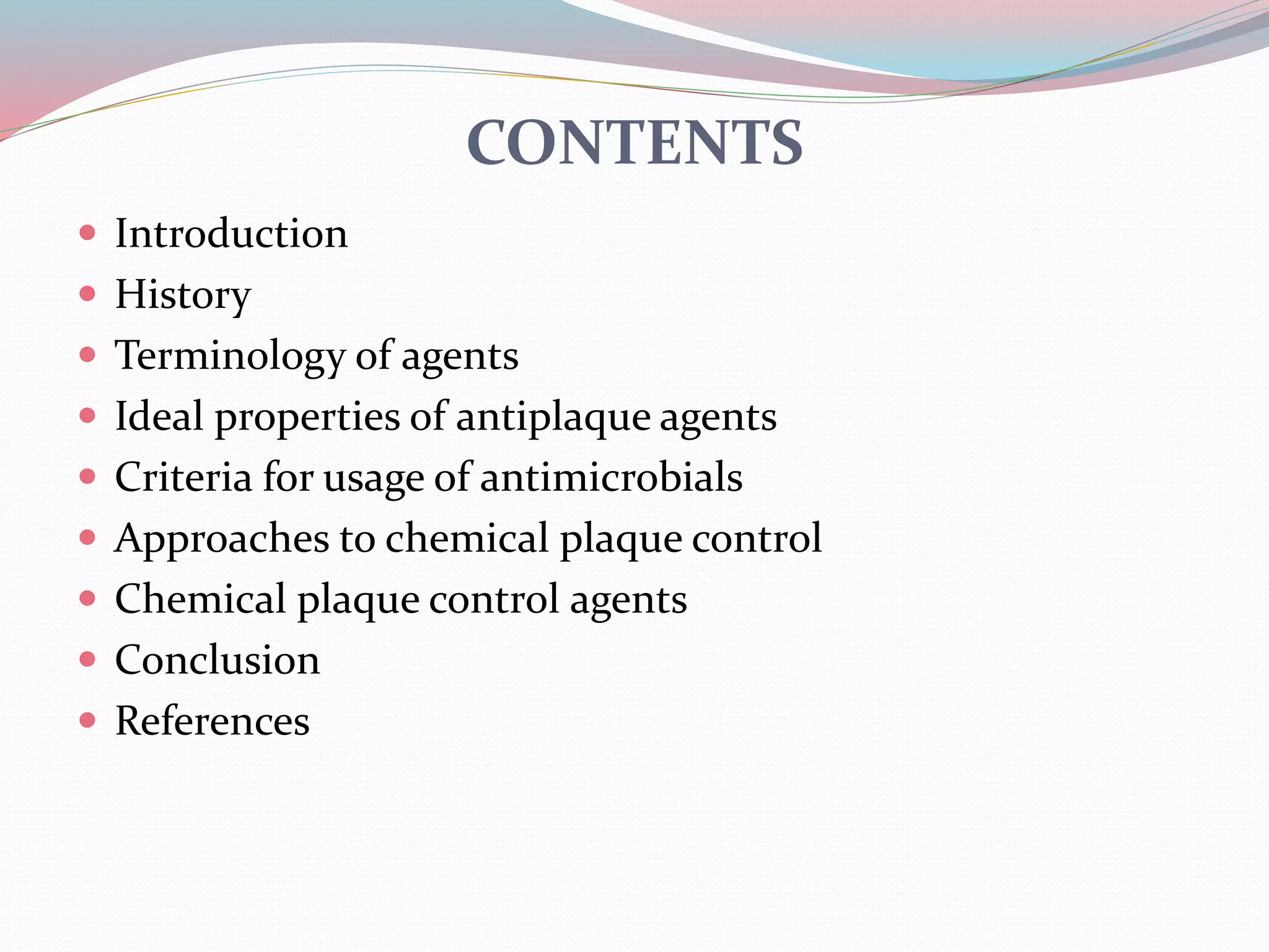 Chemical Plaque Control | PPTX