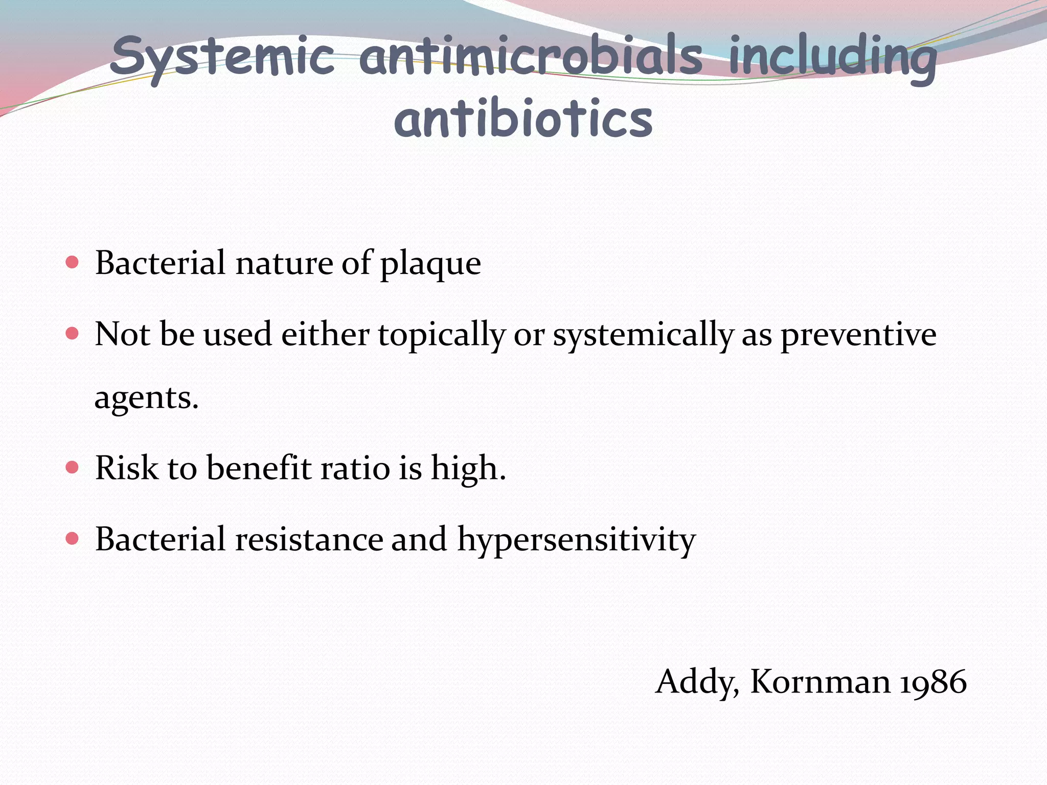 Chemical Plaque Control | PPTX