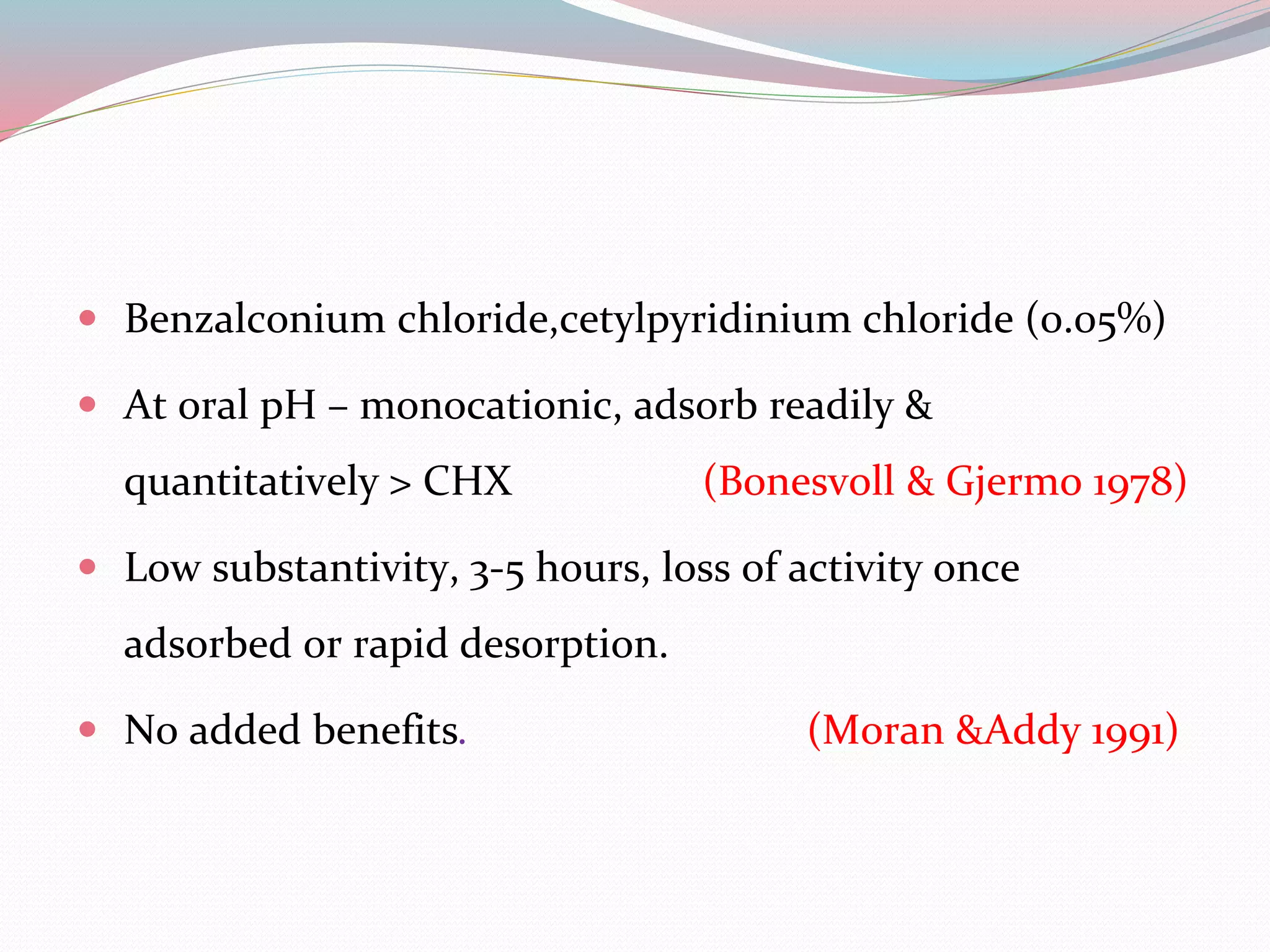 Chemical Plaque Control | PPTX