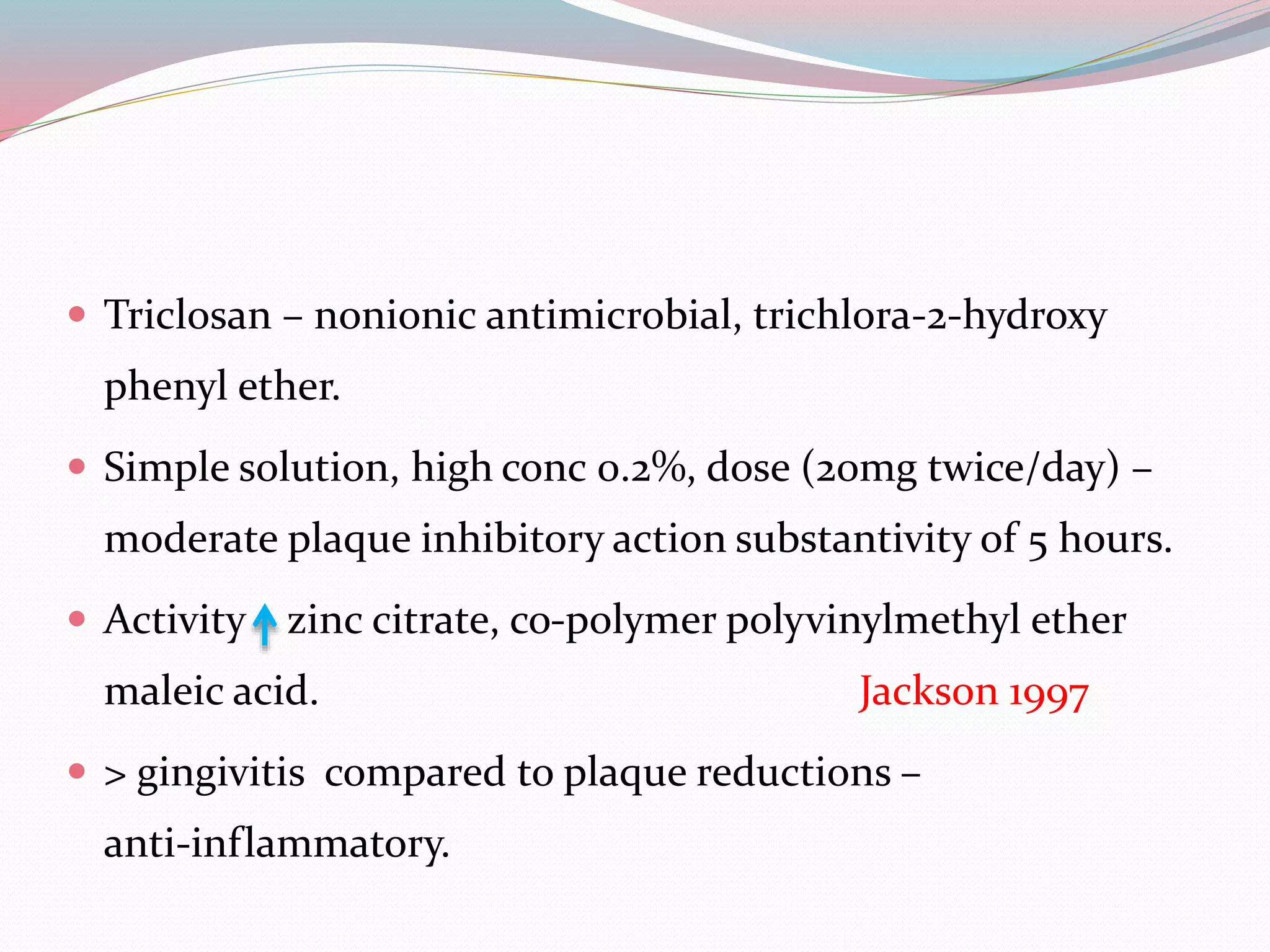 Chemical Plaque Control | PPTX