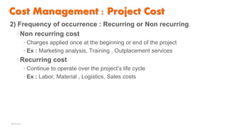 8.project cost management | PPT