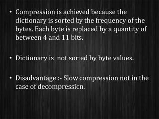 Simple Dictionary Compression | PPT