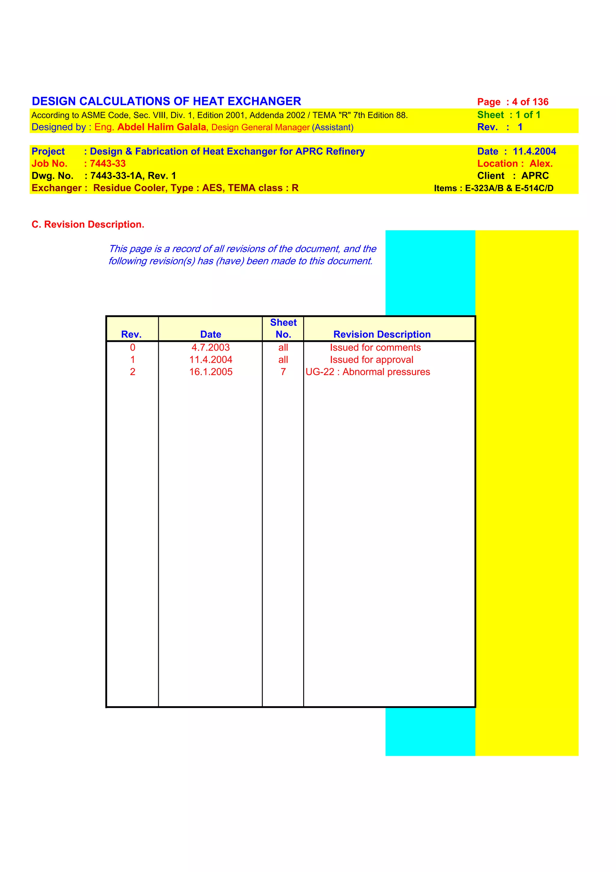 Heat_exchanger_mechanical_design_calculations_per_asme_& tema by abdel ...