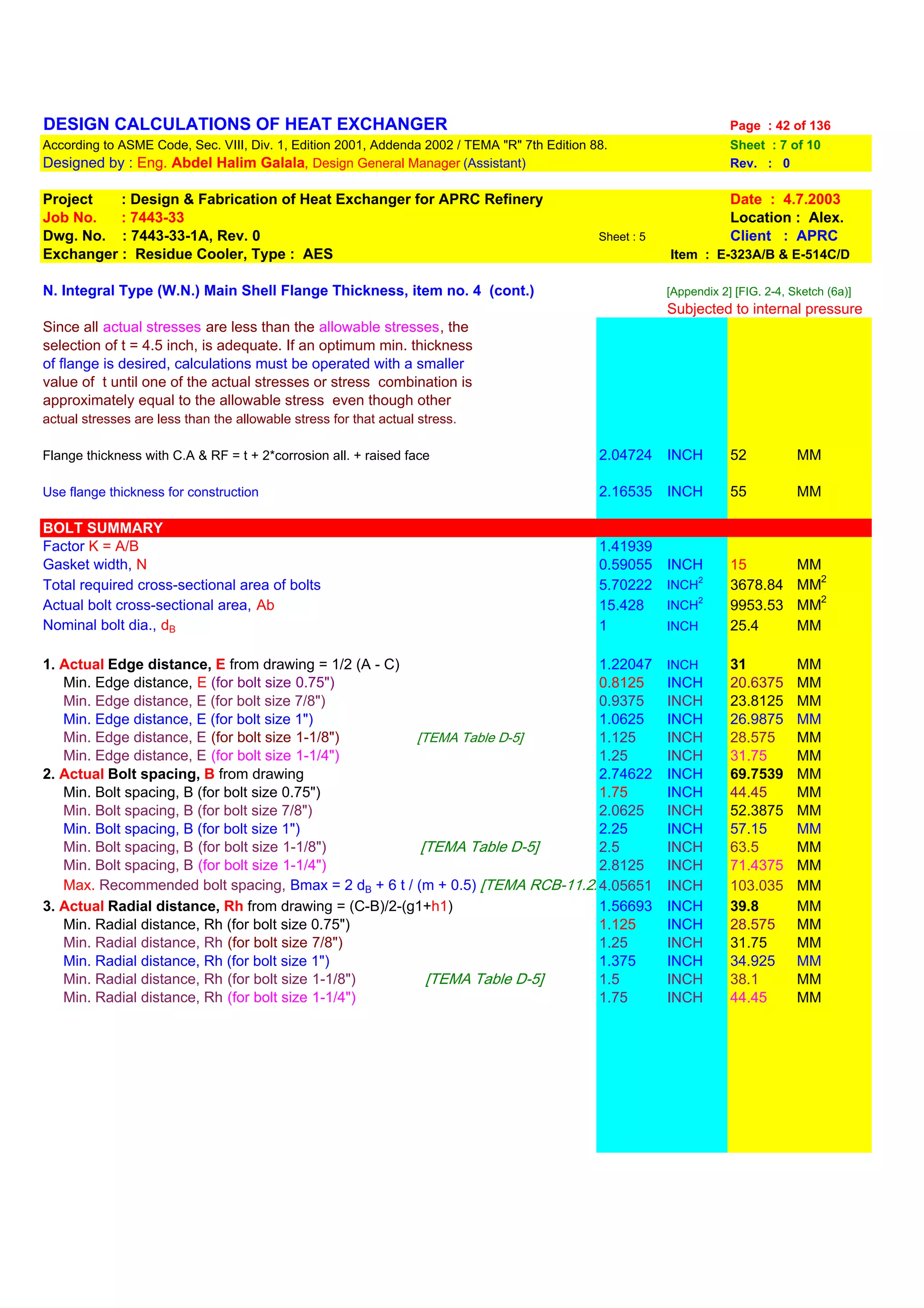 Heat_exchanger_mechanical_design_calculations_per_asme_& tema by abdel ...