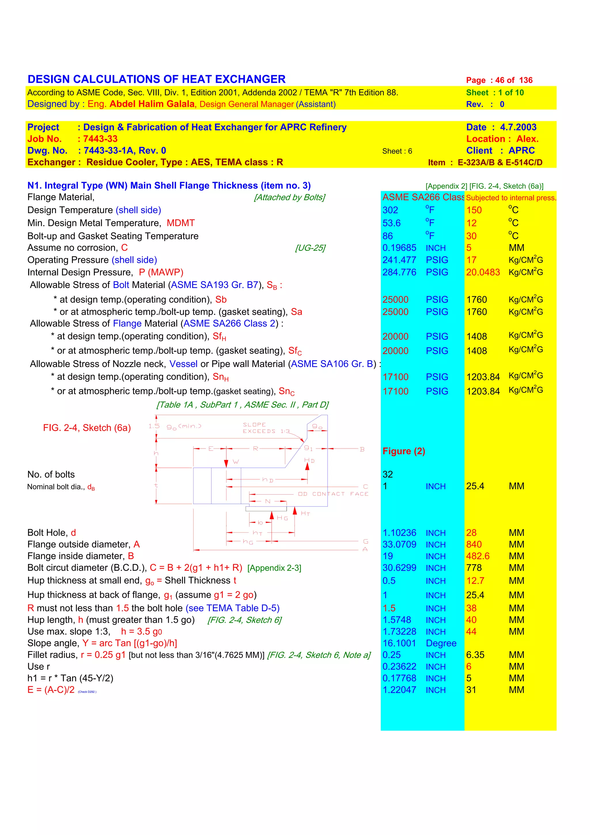 Heat_exchanger_mechanical_design_calculations_per_asme_& tema by abdel ...
