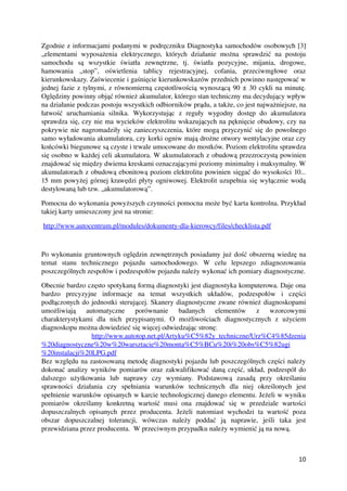 Ocena stanu technicznego pojazdów samochodowych | PDF