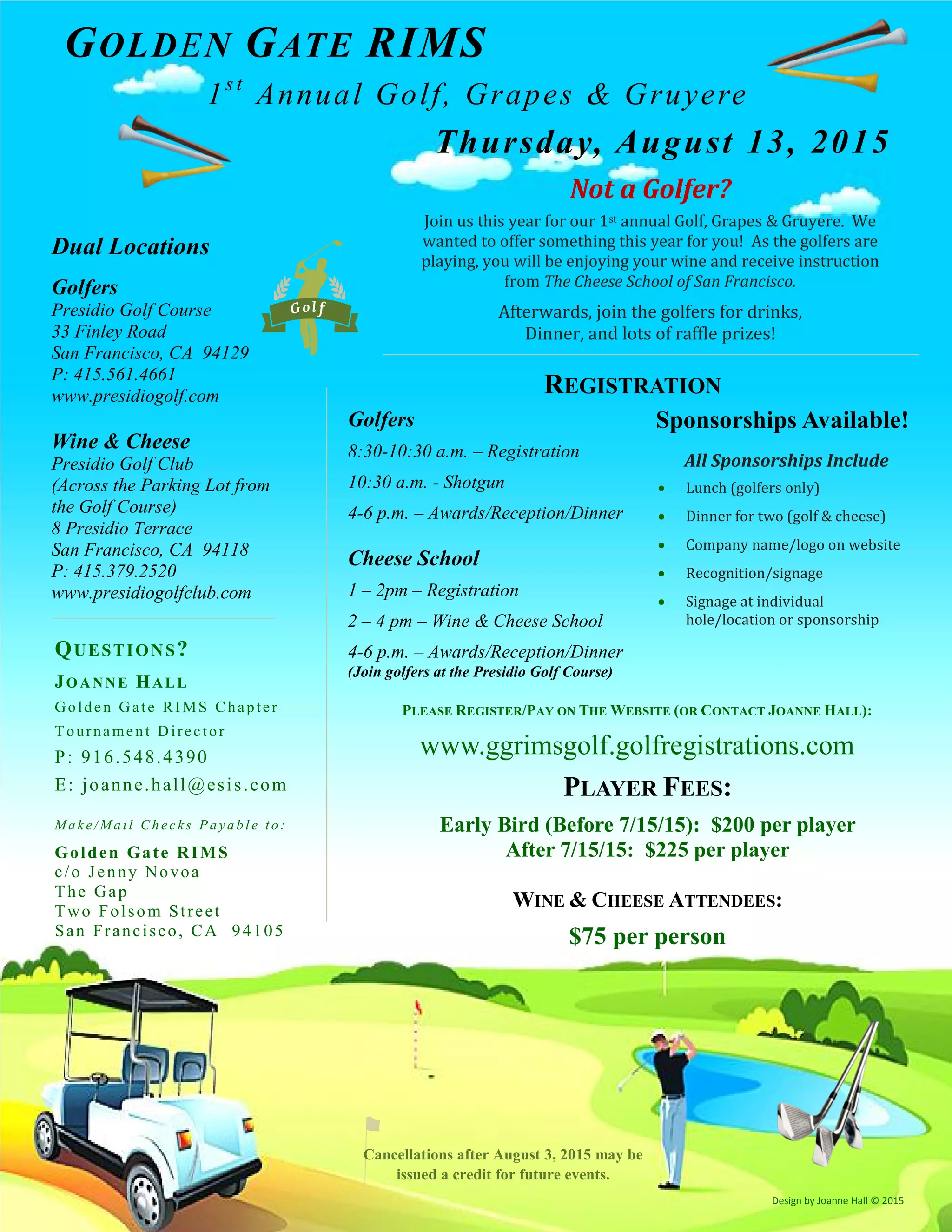 Golden Gate RIMS Annual Golf Tournament - 8/13/15 | PDF