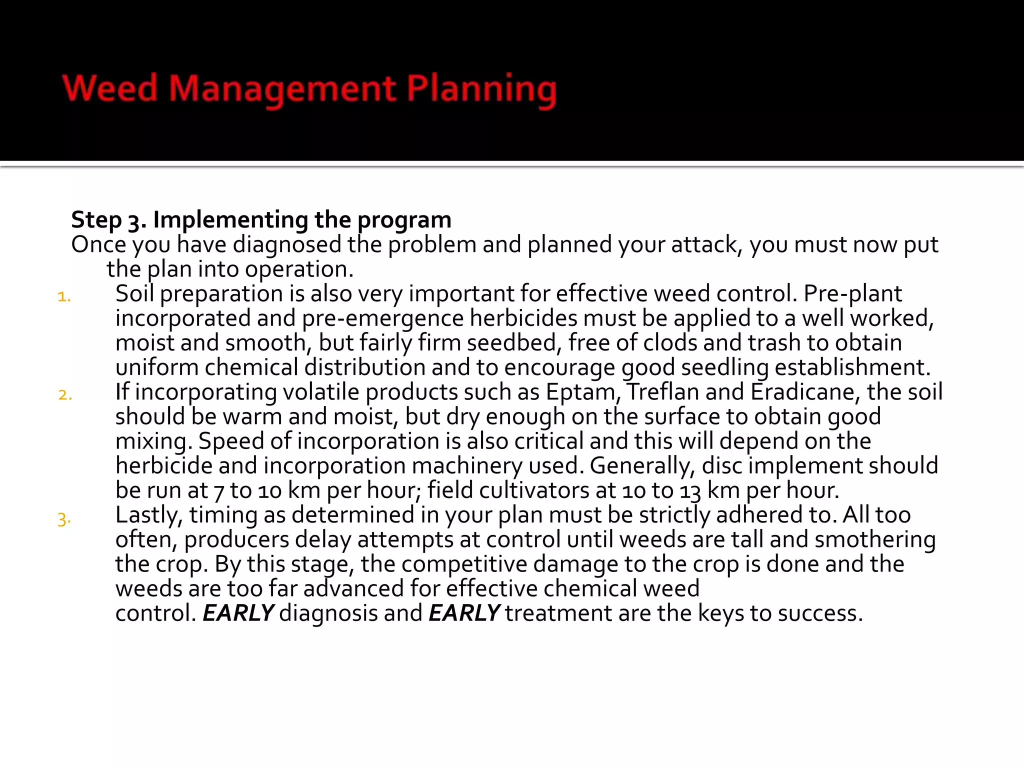 8.weed management plan by Allah Dad Khan | PPT