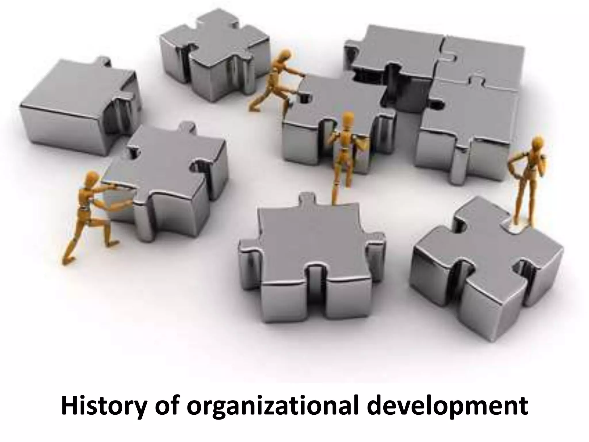 History of Organizational Development - Organizational Change and ...