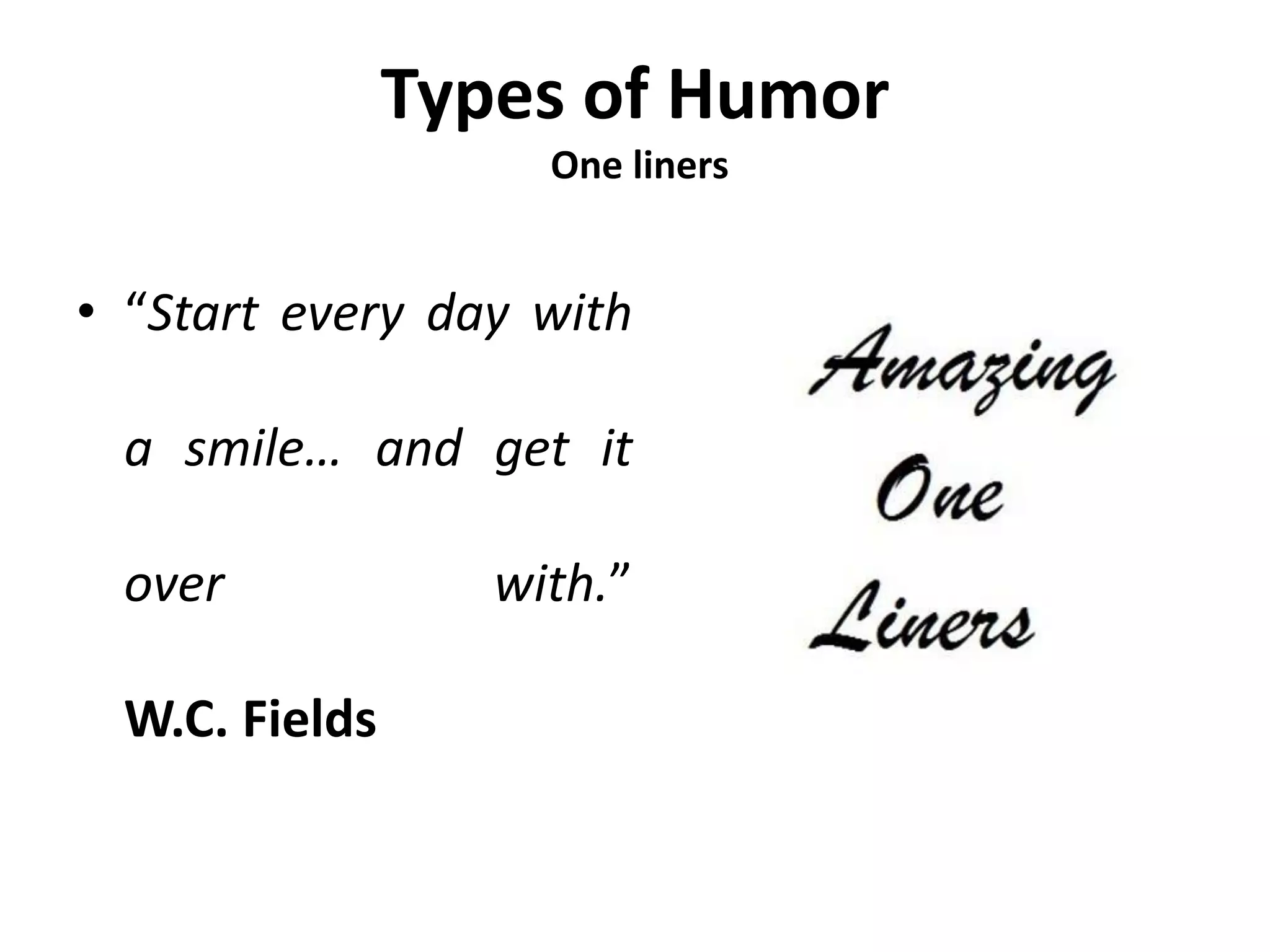 Types of humor - public speaking skills - Manu Melwin Joy | PPTX