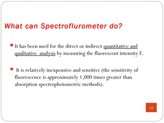 Spectroflurometer | PPT