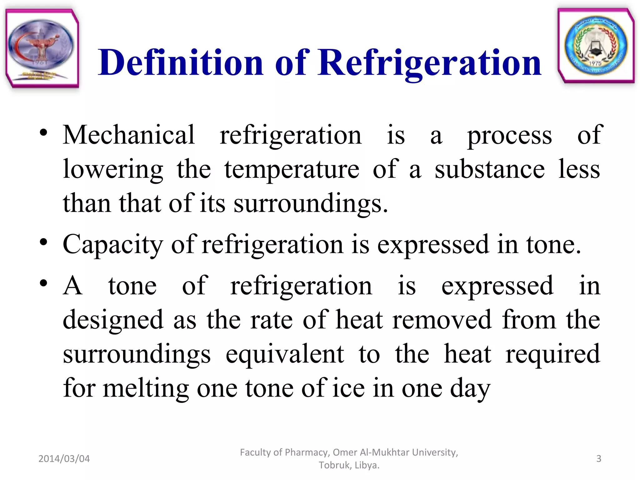 Refrigeration | PPT