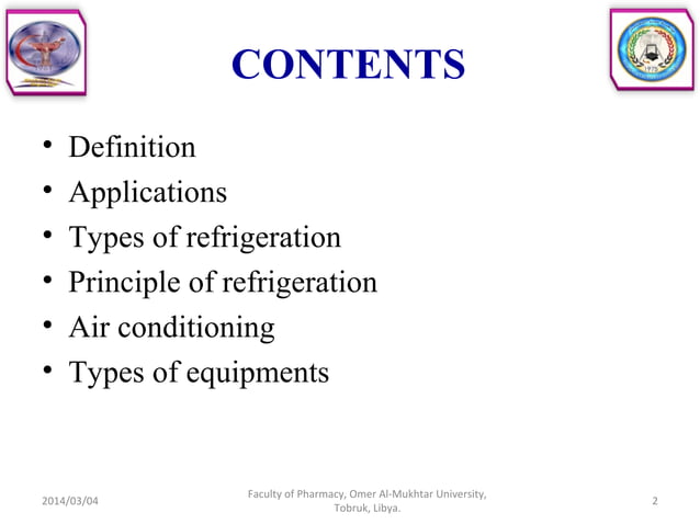 Refrigeration | PPT