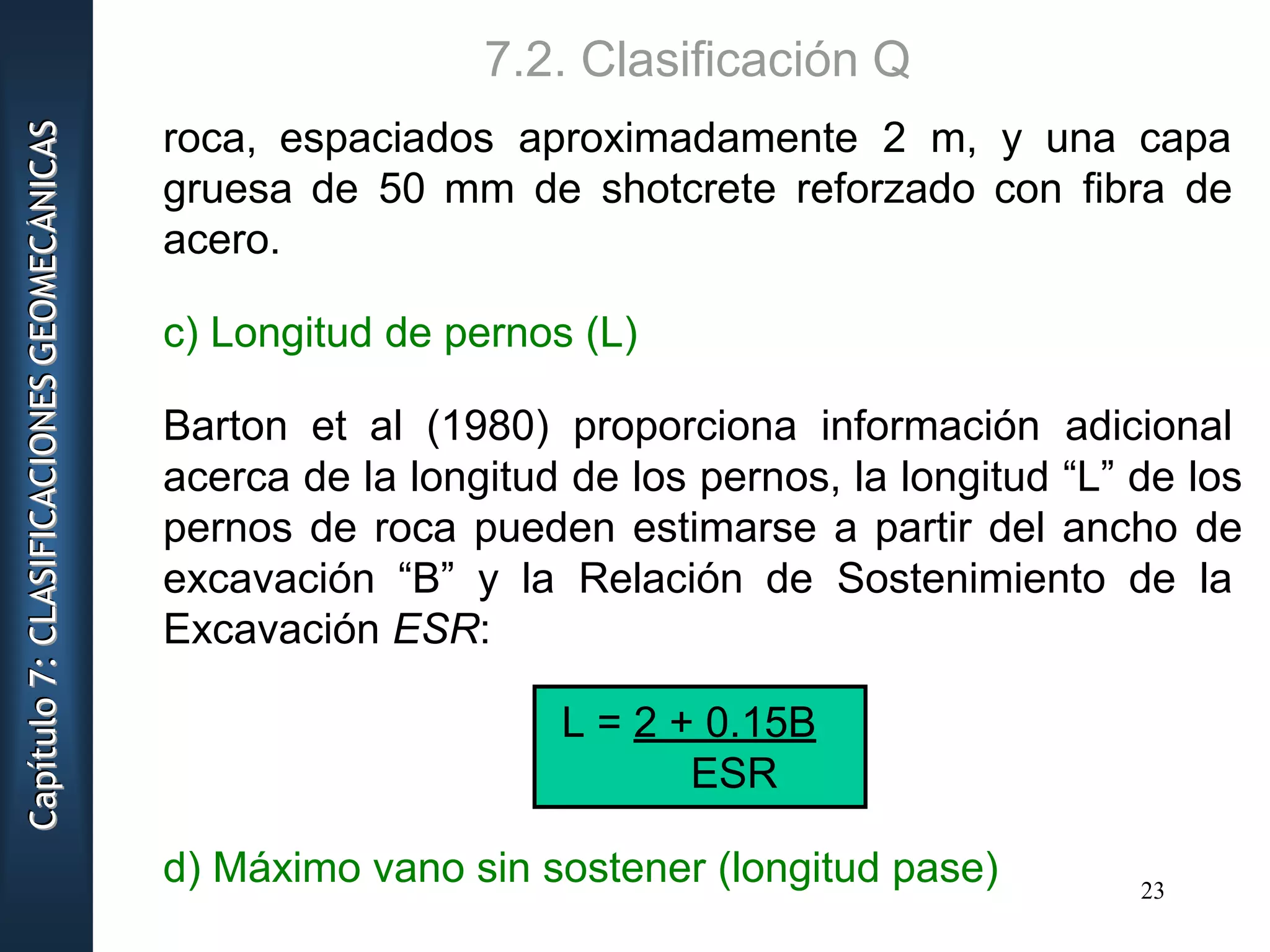Clasificacion Q barton | PDF | Geology | Science
