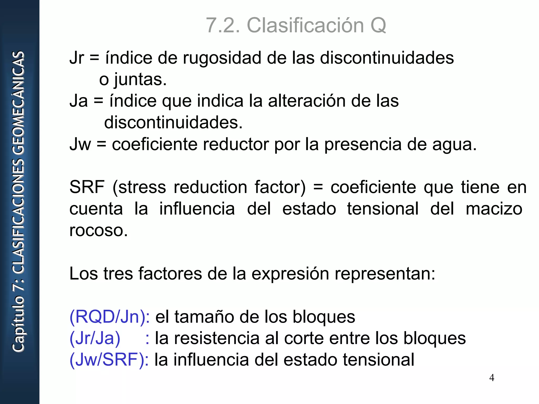 Clasificacion Q barton | PDF | Geology | Science