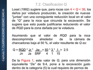 Clasificacion Q barton | PDF | Geology | Science