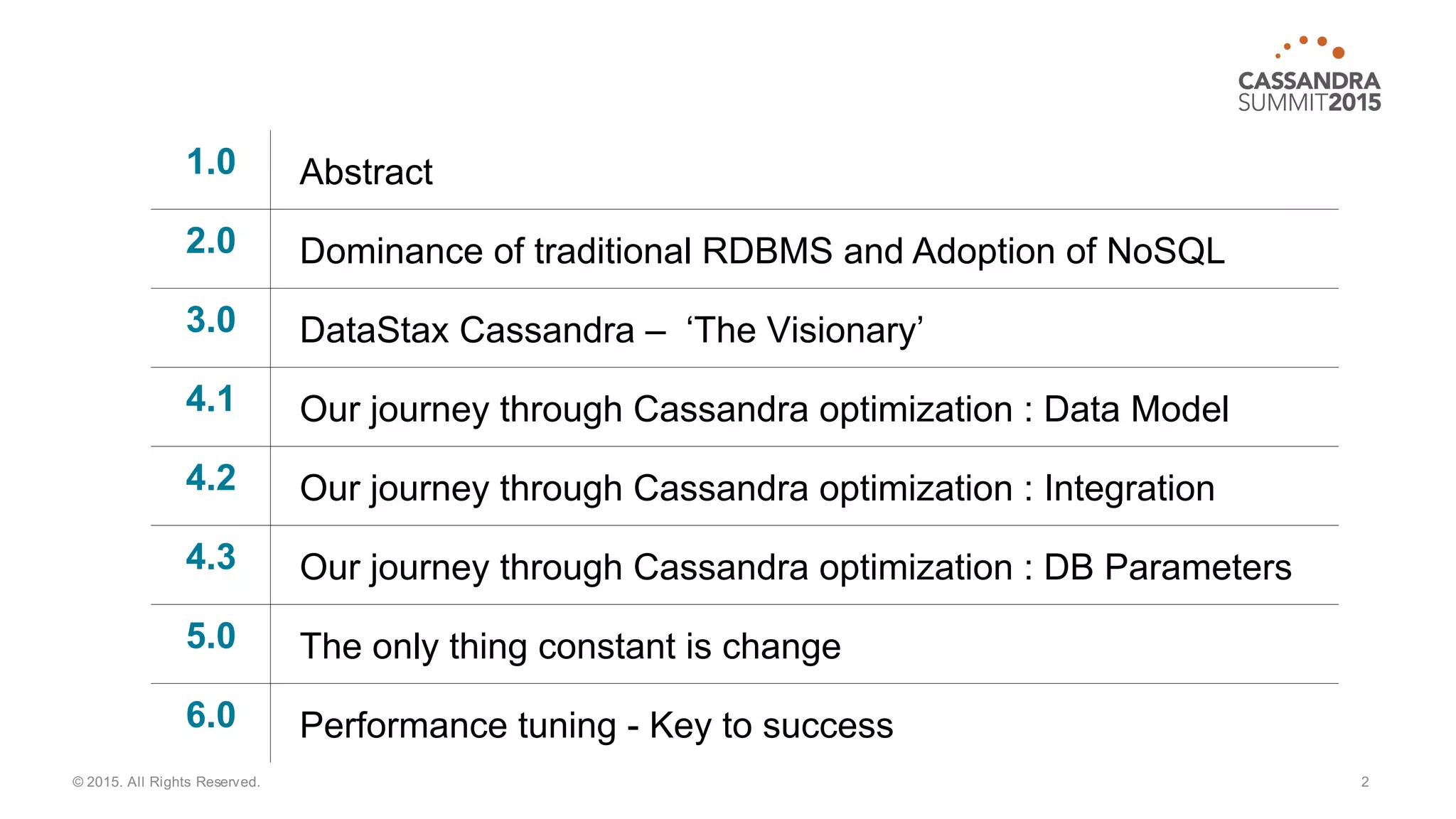 Infosys Ltd: Performance Tuning - A Key to Successful Cassandra Migration | PDF