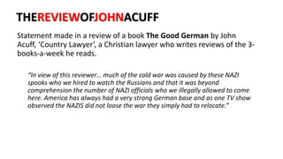 CAMBRIDGE IGCSE HISTORY REVISION 8 - WHO WAS TO BLAME FOR THE COLD WAR ...