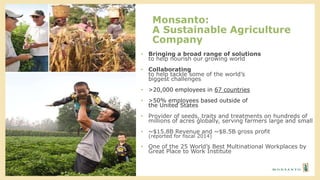 Creating a Digital Supply Chain: Monsanto's Journey | PPTX