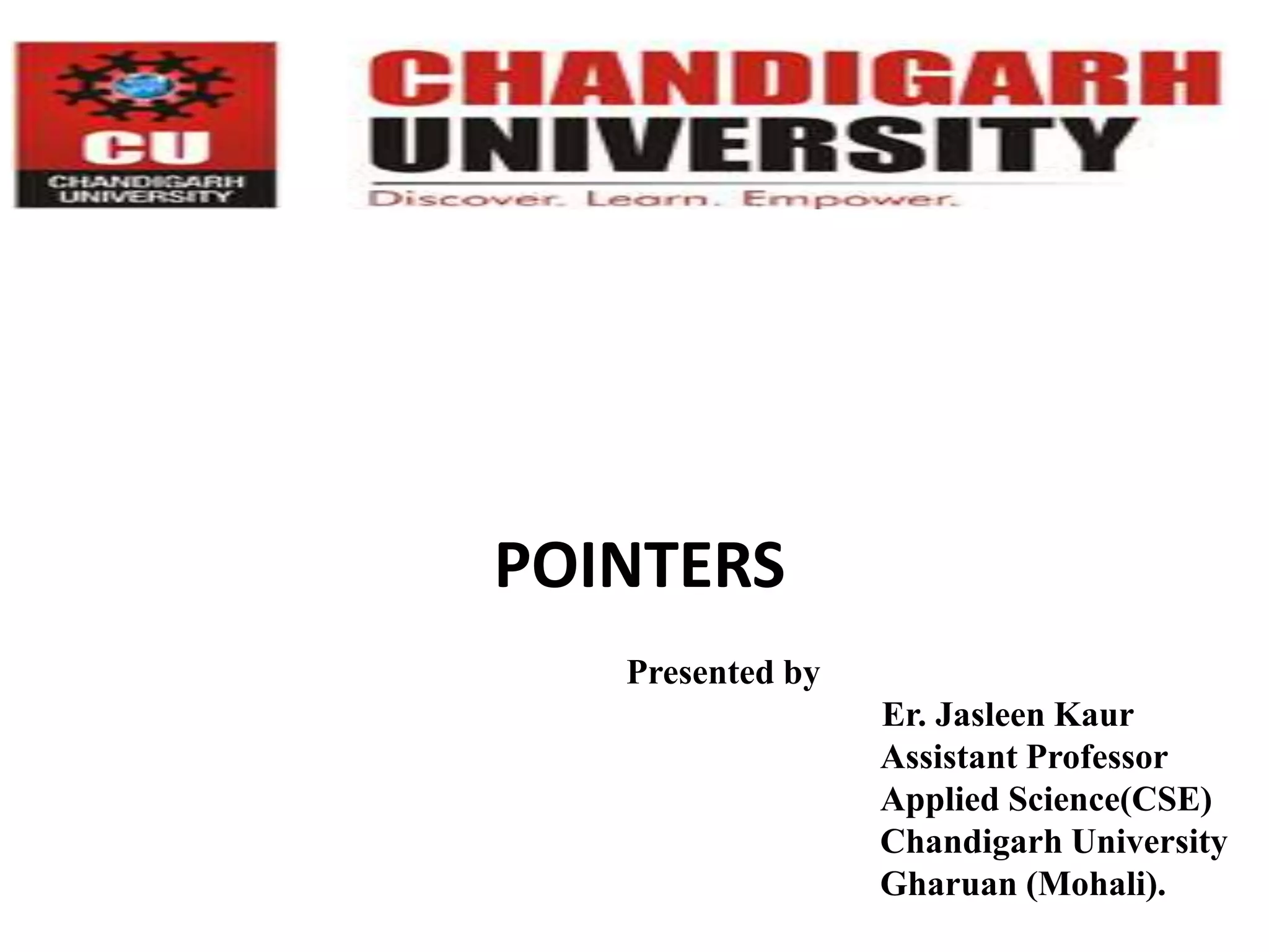 Pointers In C Programming Ppt 