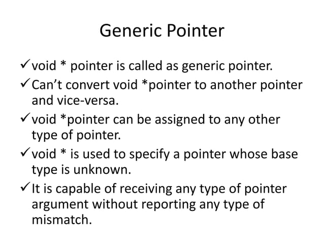 Pointers In C Programming Ppt 