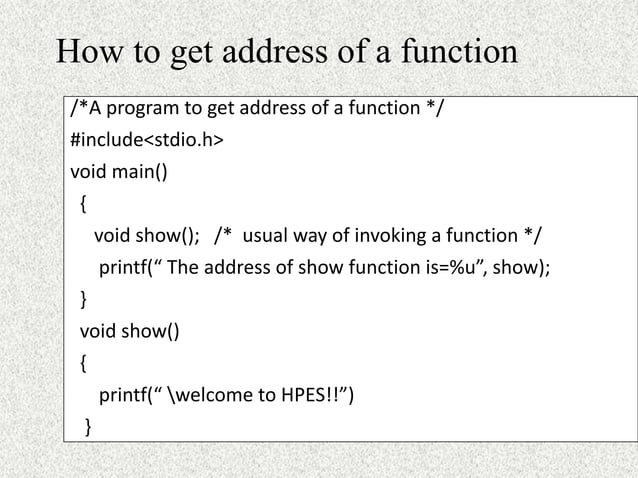 Pointers In C Programming Pptx Programming Languages Computing 