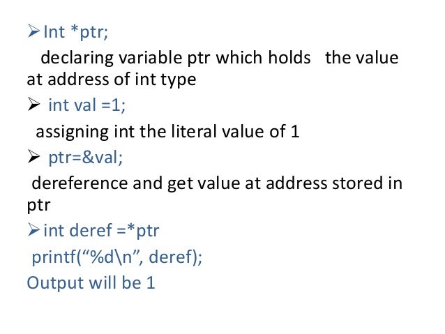 Pointers in C Programming