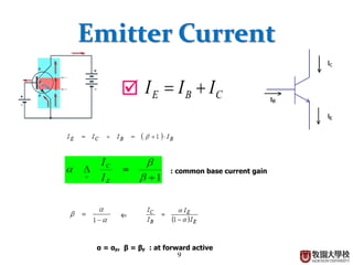 BJT - Operational Principle | PPTX | Physics | Science