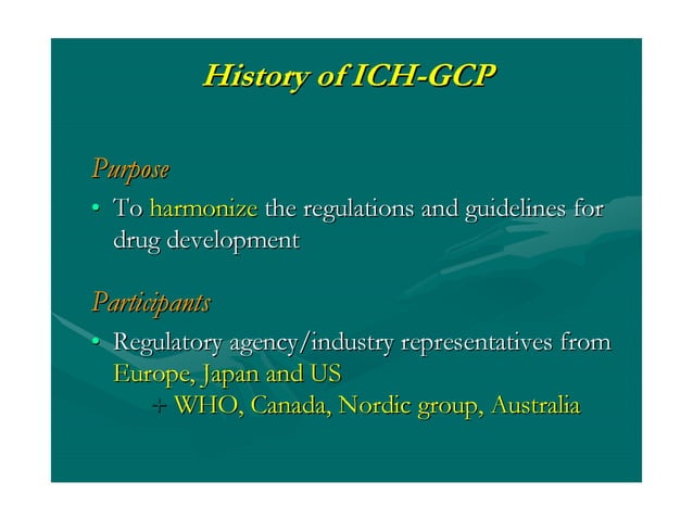 history of ich | PPT