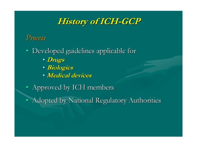 history of ich | PPT