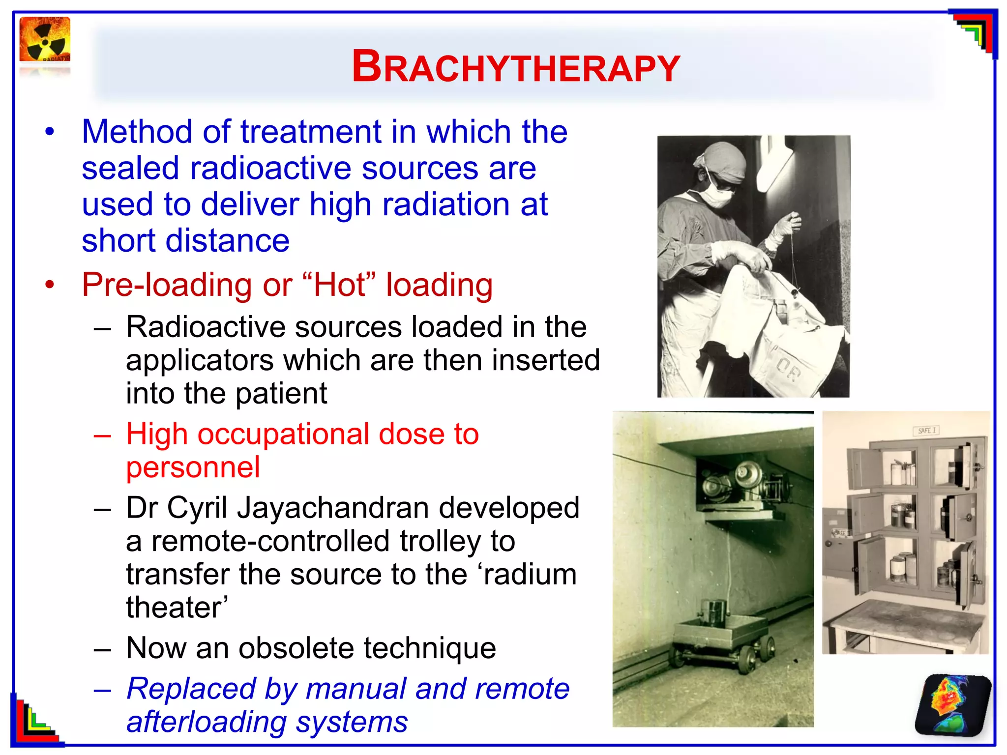Occupational radiation safety in Radiotherapy, Timothy Peace S | PDF