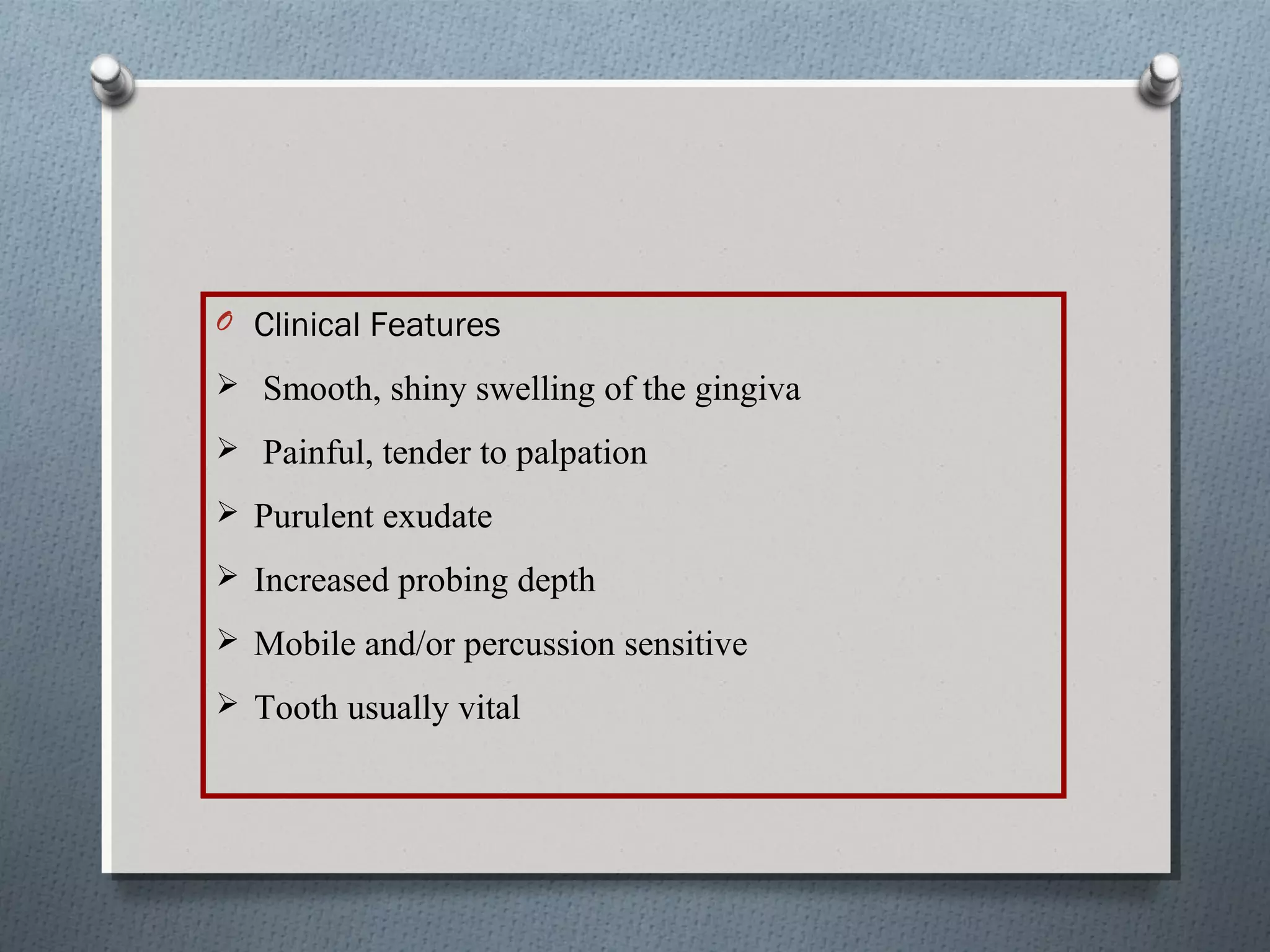 PERIODONTAL ABSCESS | PPT