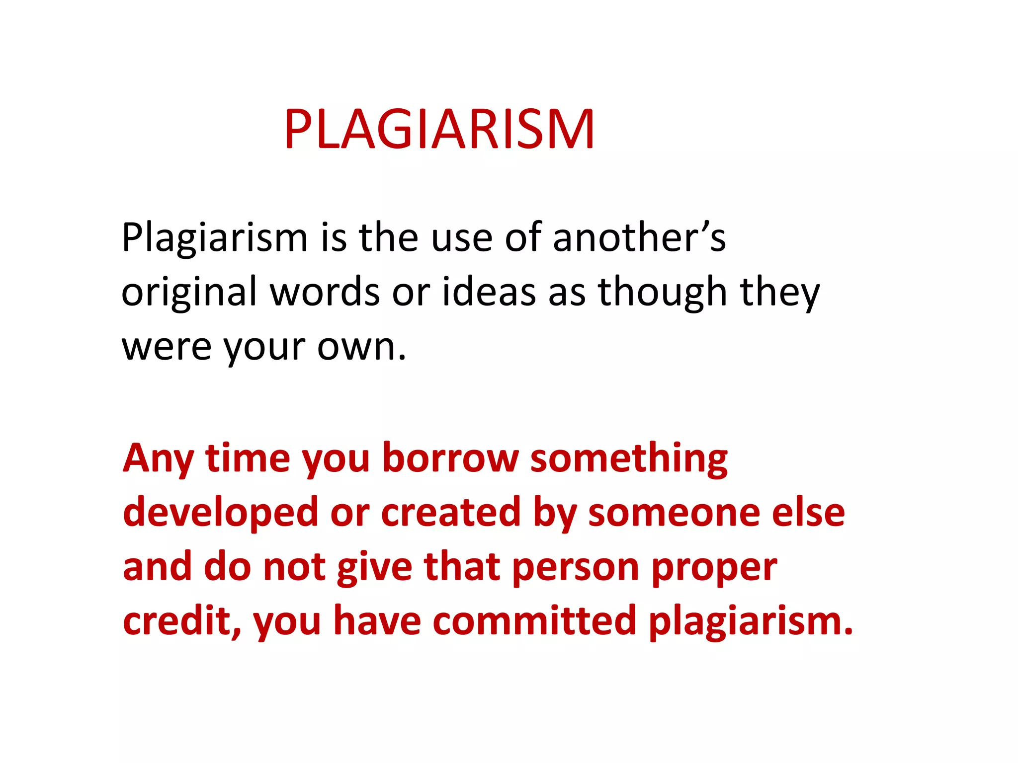What Is Plagiarism? | PPTX