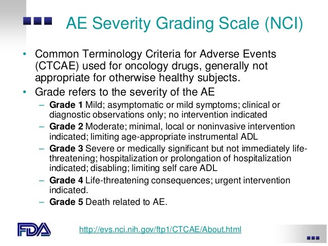 FDA 2013 Clinical Investigator Training Course: Safety Assessment in