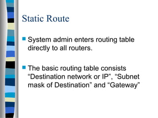 routing | PPT
