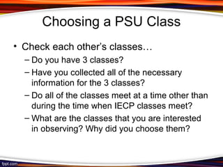 8. check psu classes, presentation examples | PPT